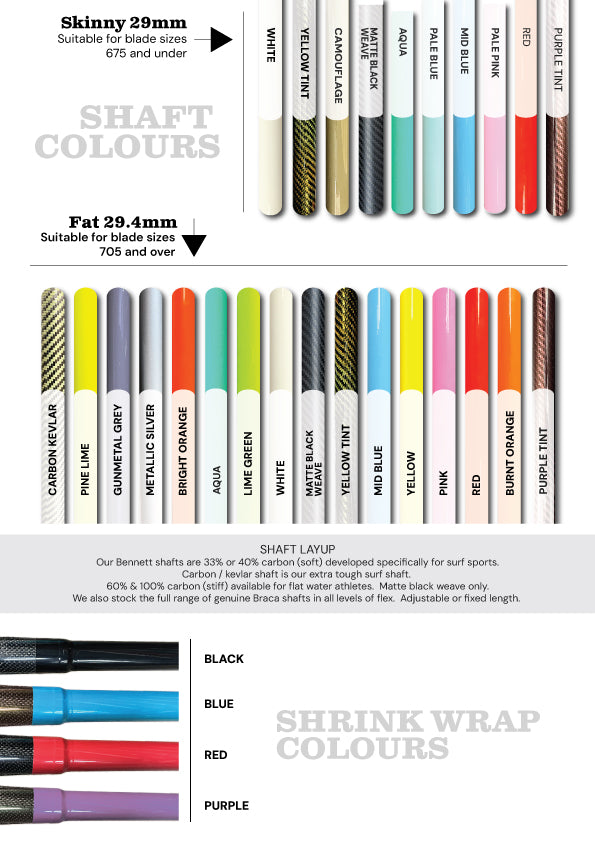 Bennett x Braca 4- 735cm Paddle – bennettsurf