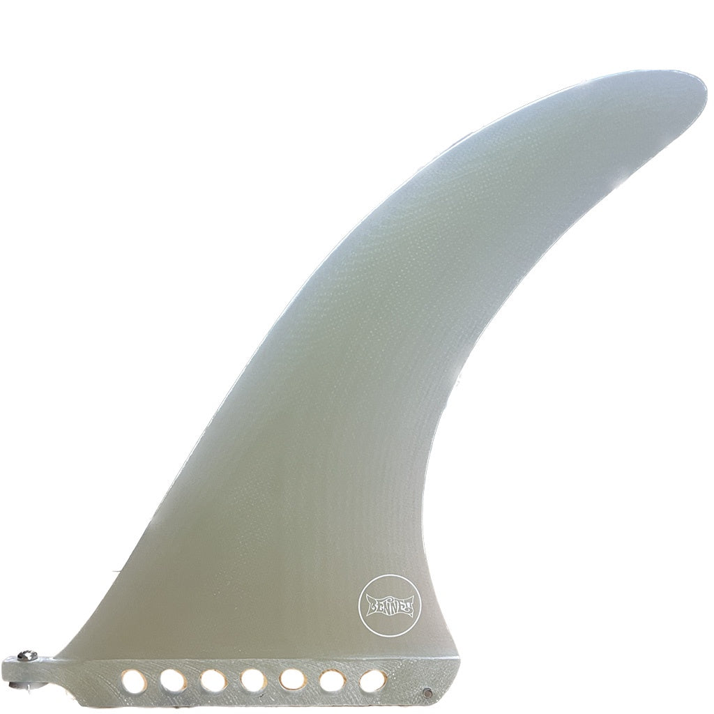 Bennett 10.5" Retro Fin - Clear Fibreglass – bennettsurf