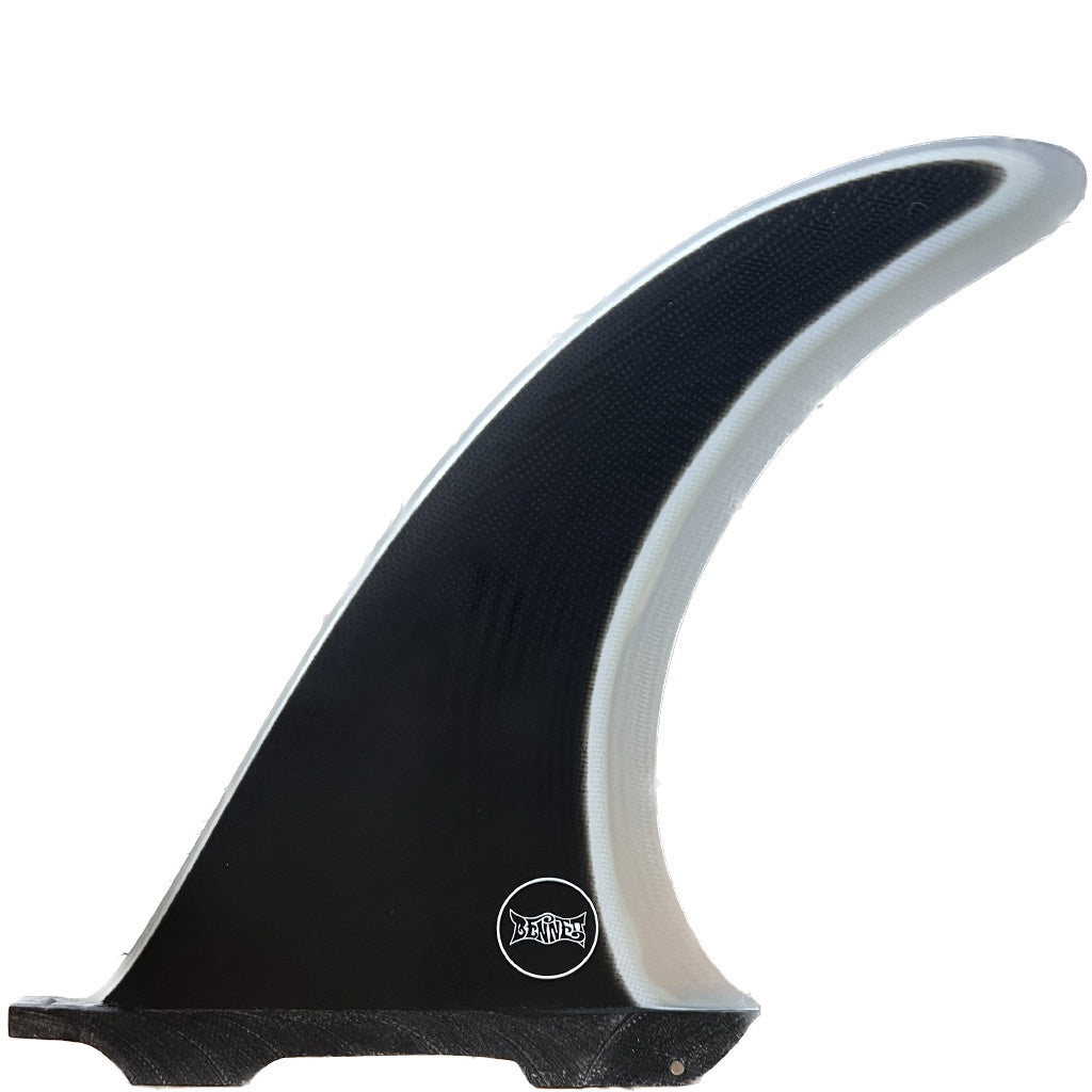 Bennett 10" Retro Fin - Black n Clear – bennettsurf