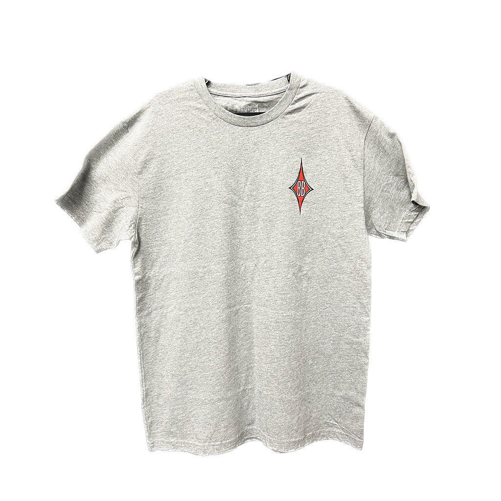 Diamond Loop Tee Shirt- Grey – bennettsurf